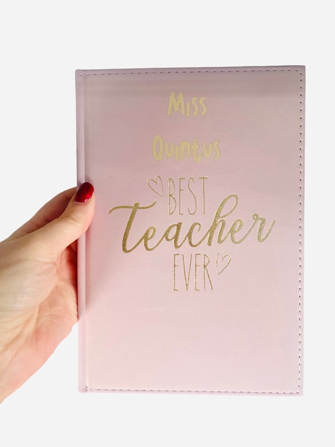 Personalised Teacher Notebook, Teacher Appreciation Gift, Christmas ...