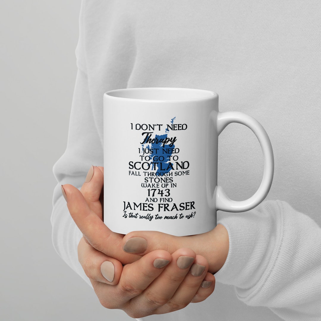 Outlander TV Mug, Jamie Fraser Cup, Ceramic Mug for Outlander Fans ...