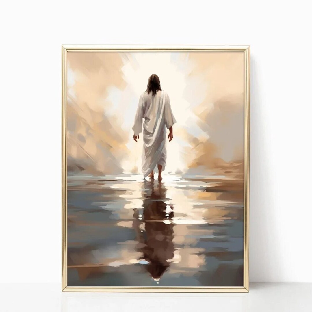 Jesus Wall Art, Catholicism Art for Home, Easter Gift for Christian ...