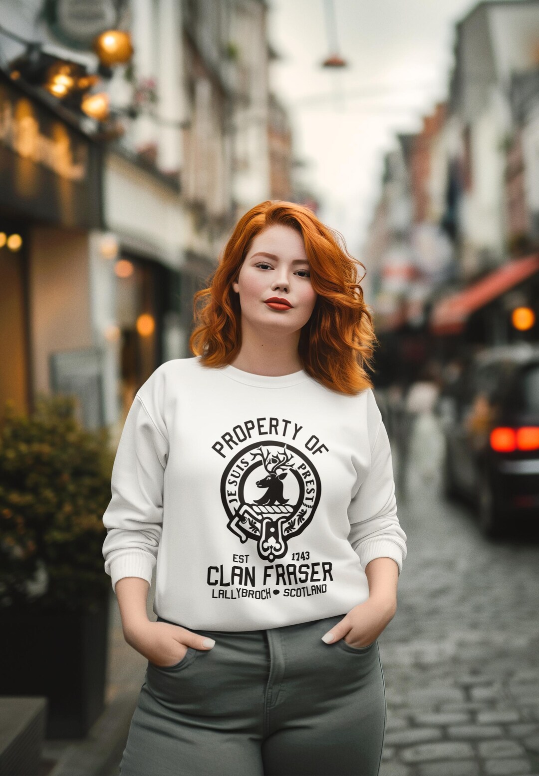Property of Clan Fraser Outlander Sweatshirt Claire Jamie Fraser ...