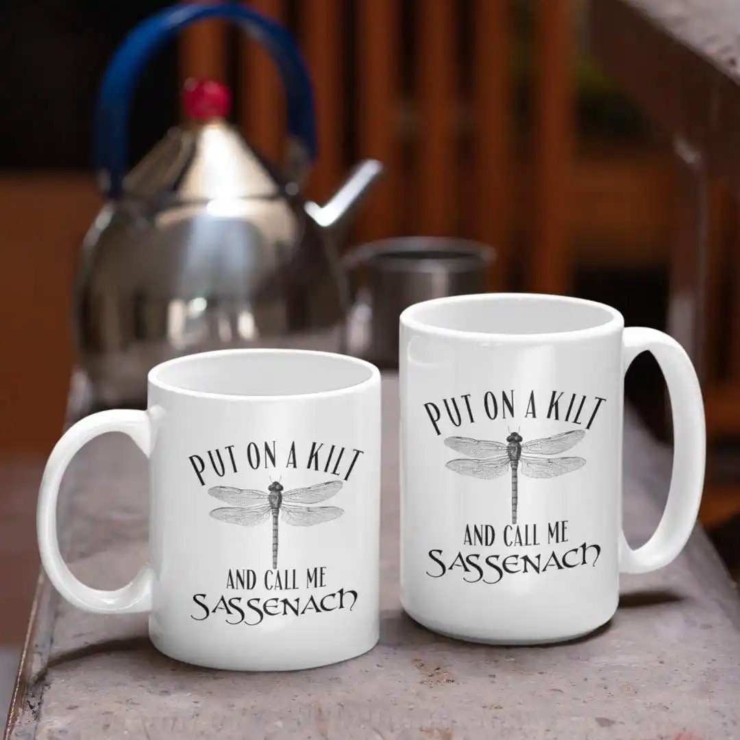 Outlander TV Mug, Sassenach Cup, Ceramic Mug for Outlander Fans, Gift ...