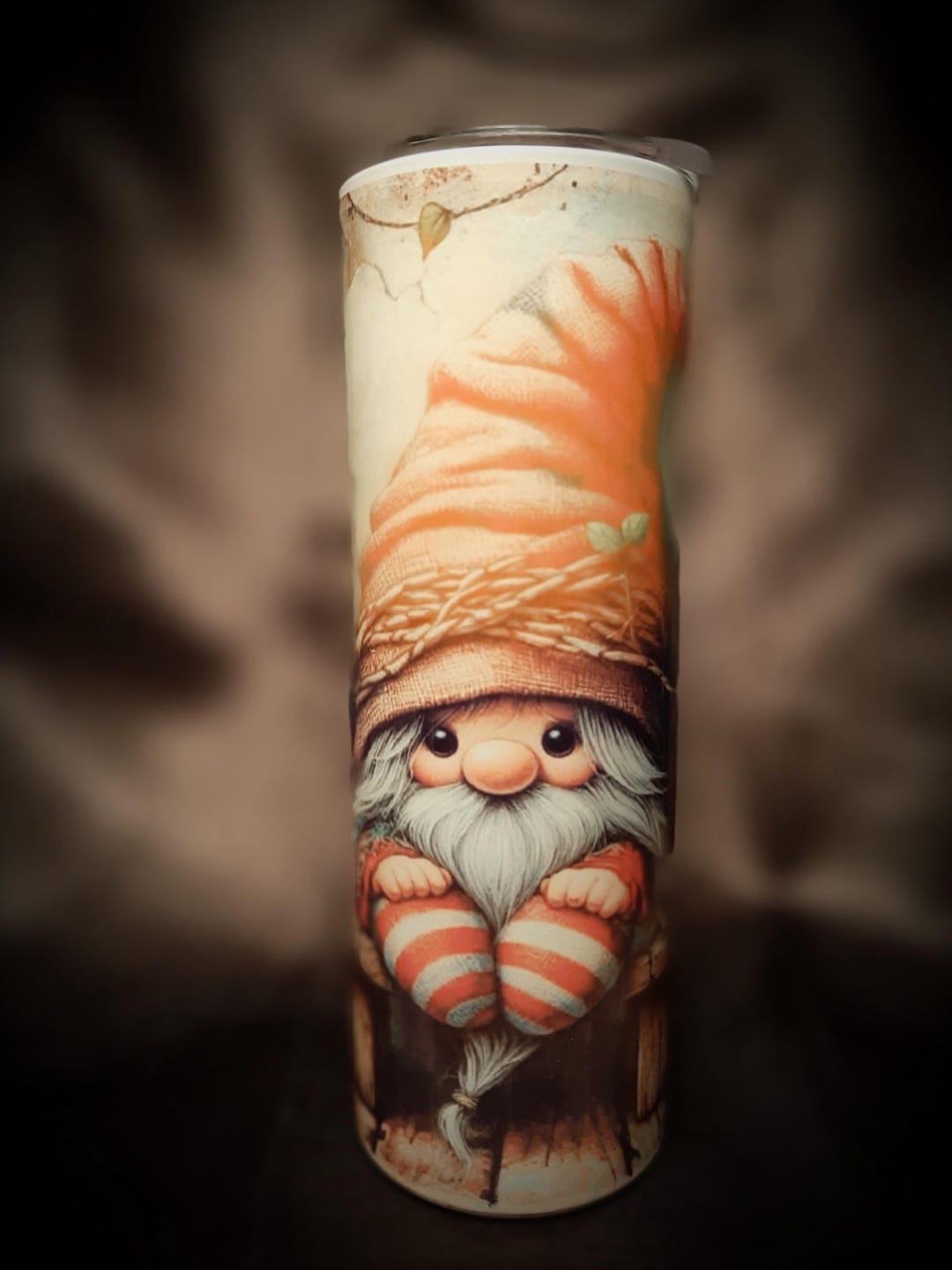 Plant Knome 20 Oz Stainless Steel Tumbler With Lid and Straw - Etsy