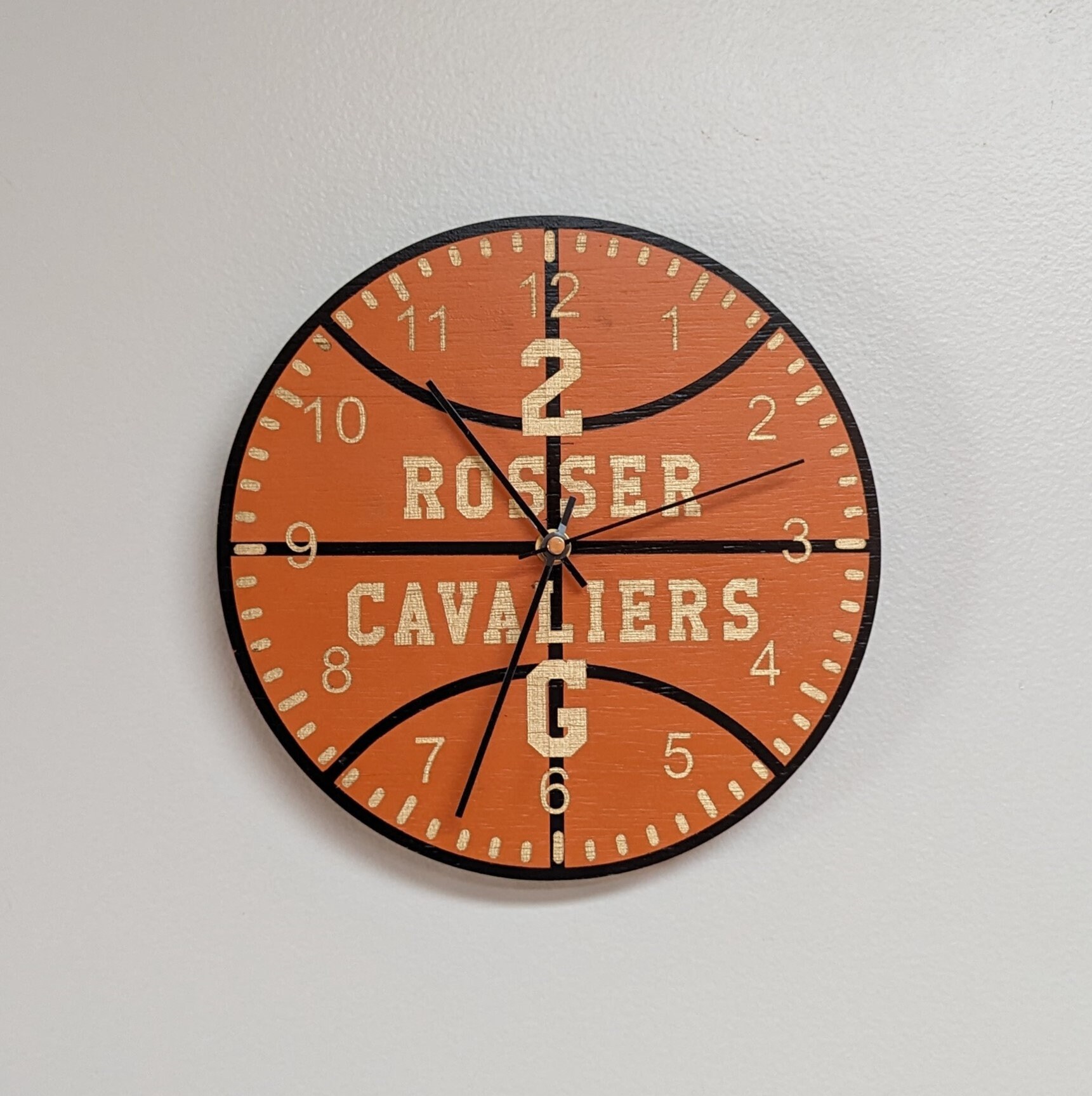 Sport Themed Clock, Clock, Sports, Laser Cut - Etsy