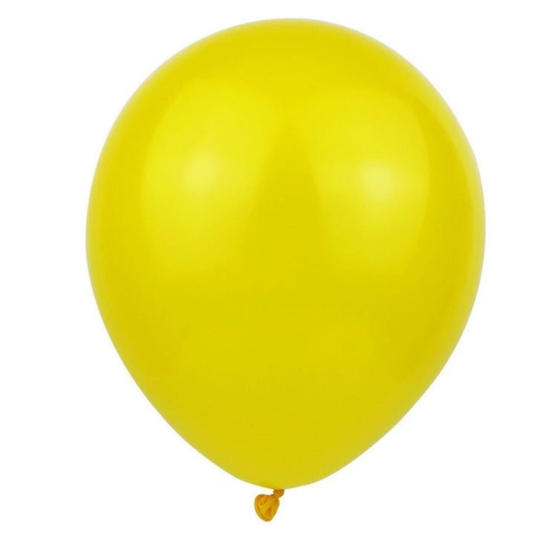 Yellow Balloons 12 Inch 10/25/50/100 Pack Latex Birthday Party ...