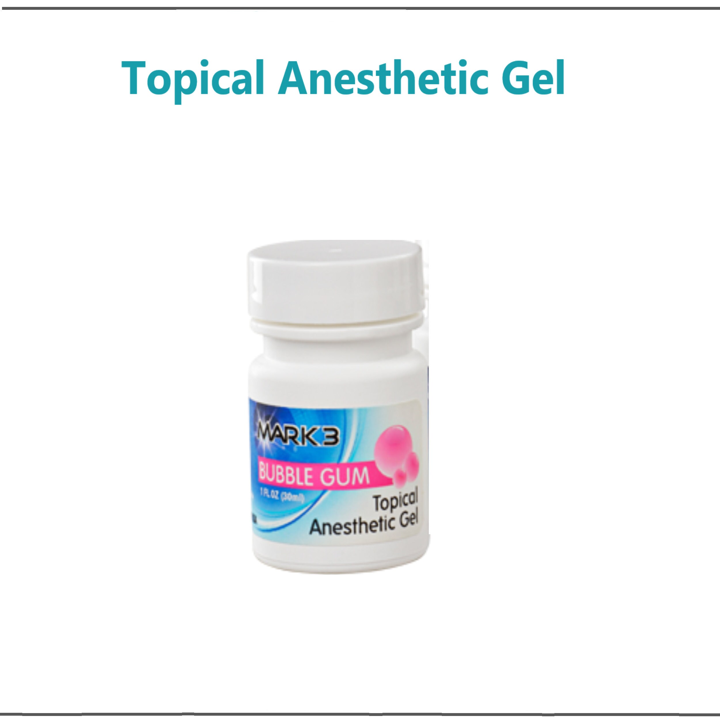 Dental Oral Topical Anesthetic Gel 20% Benzocaine Formula, 1 Oz, Bubble ...