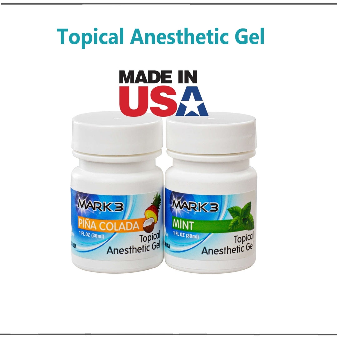 Dental Oral Topical Anesthetic Gel 20% Benzocaine Formula, 1 Oz, Bubble ...