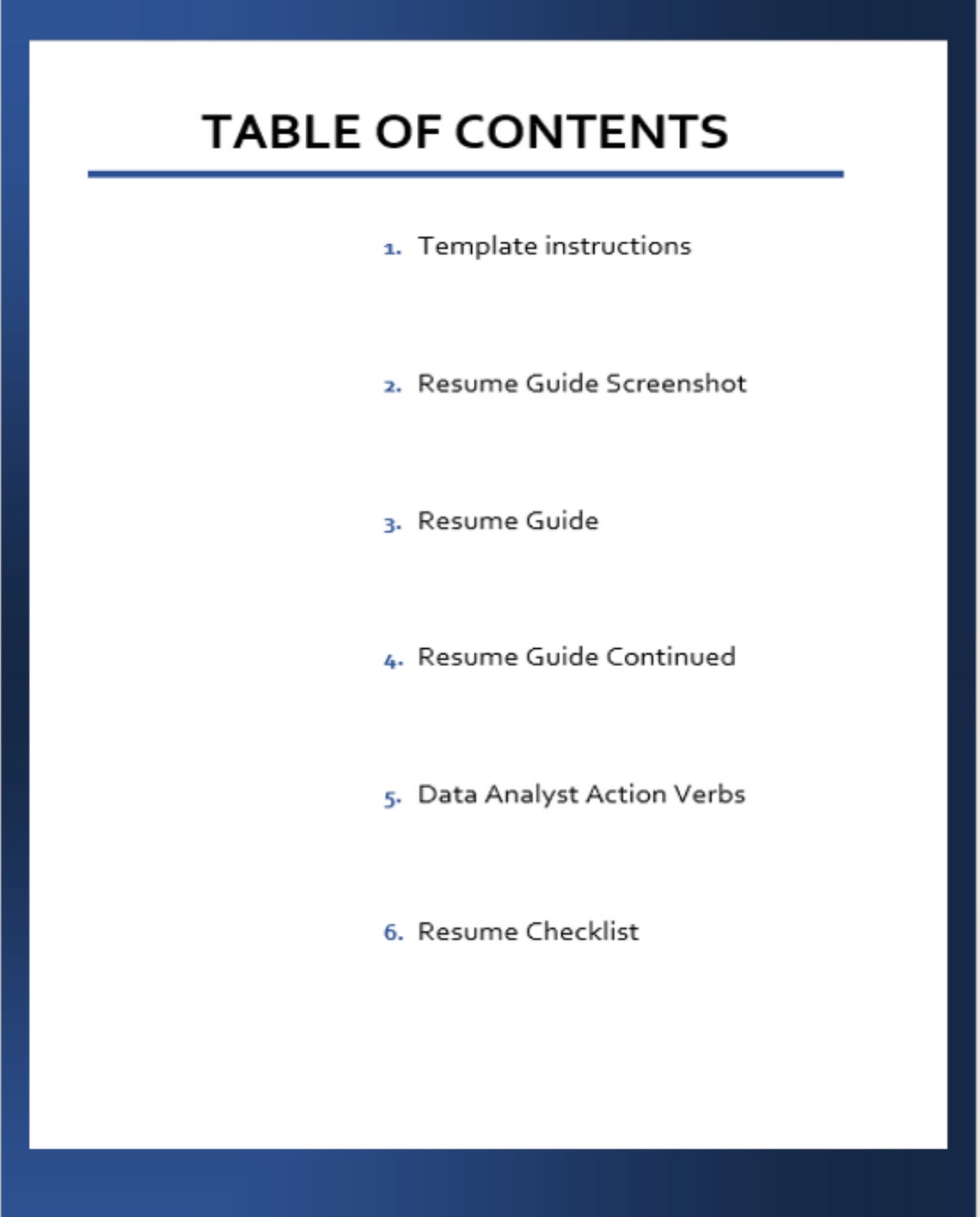 Entry Level Data Analyst Resume Template, ATS Resume, Data Analyst ...