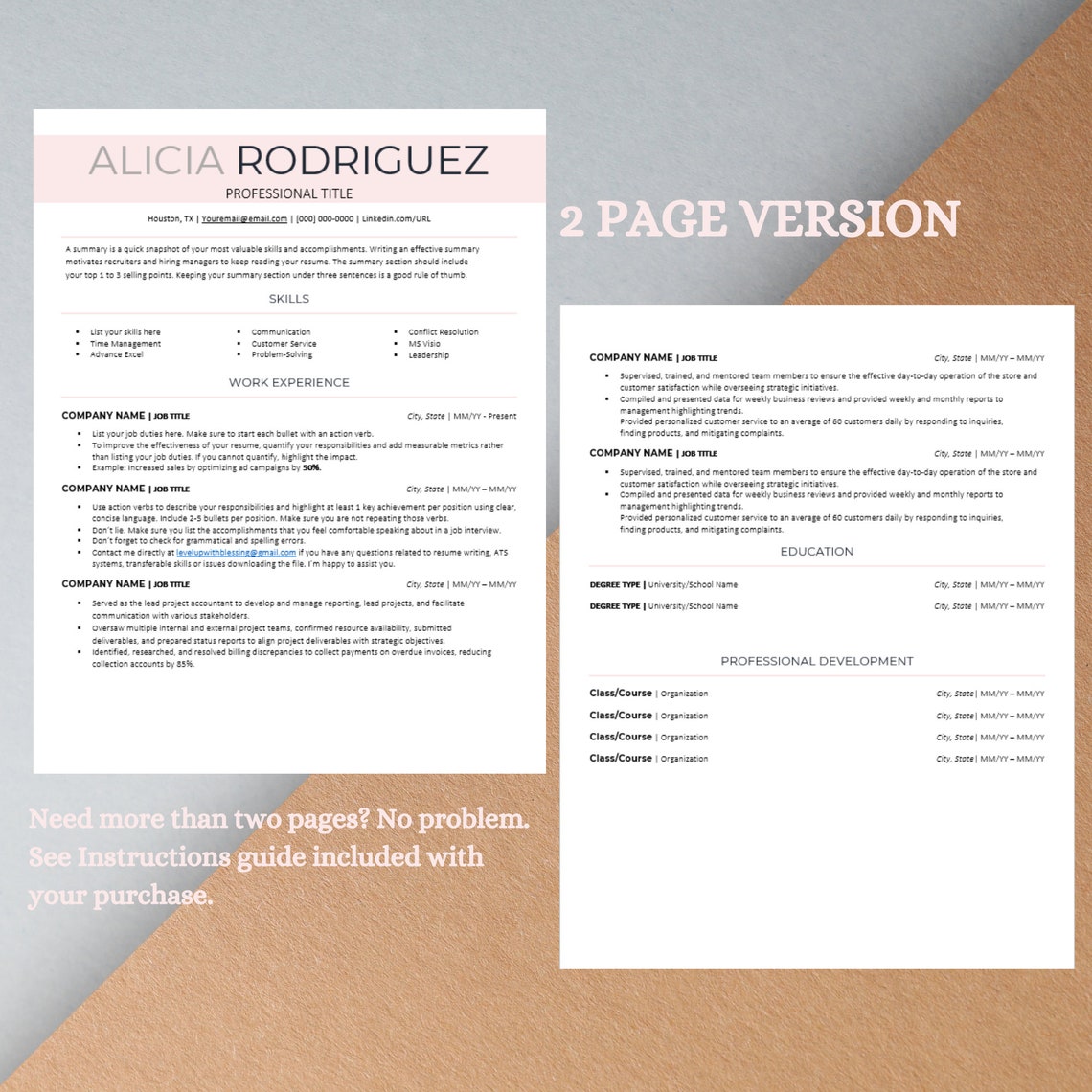 ATS Resume Template ATS Friendly Resume ATS Resume Resume Template Ats ...