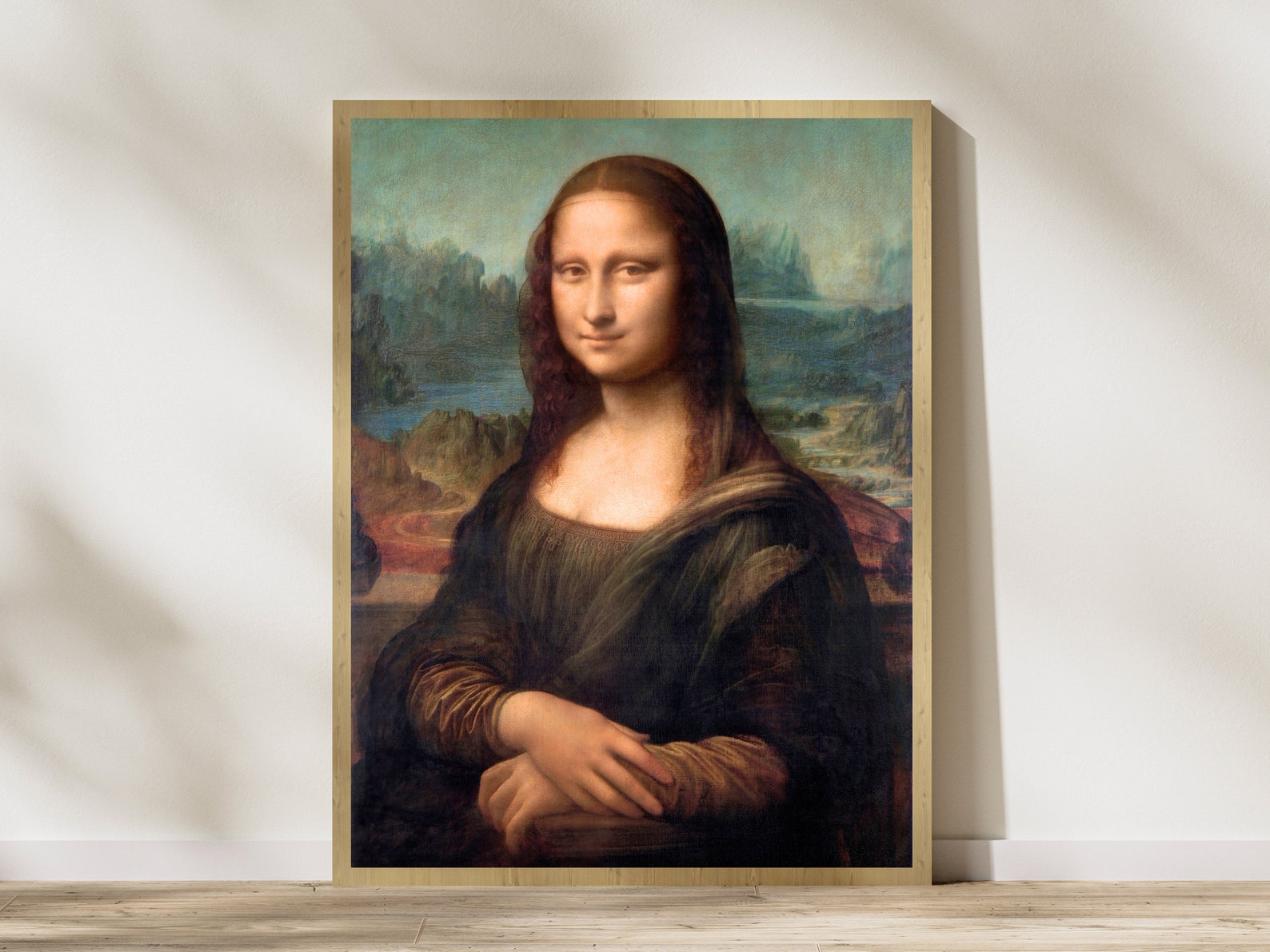 Mona Lisa Art Print, Portrait by Leonardo Da Vinci, Instant Digital ...