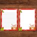 Printable Christmas Stationery, Colorful Stationery, Cute Stationery ...