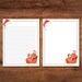 Printable Christmas Stationery, Colorful Stationery, Cute Stationery ...