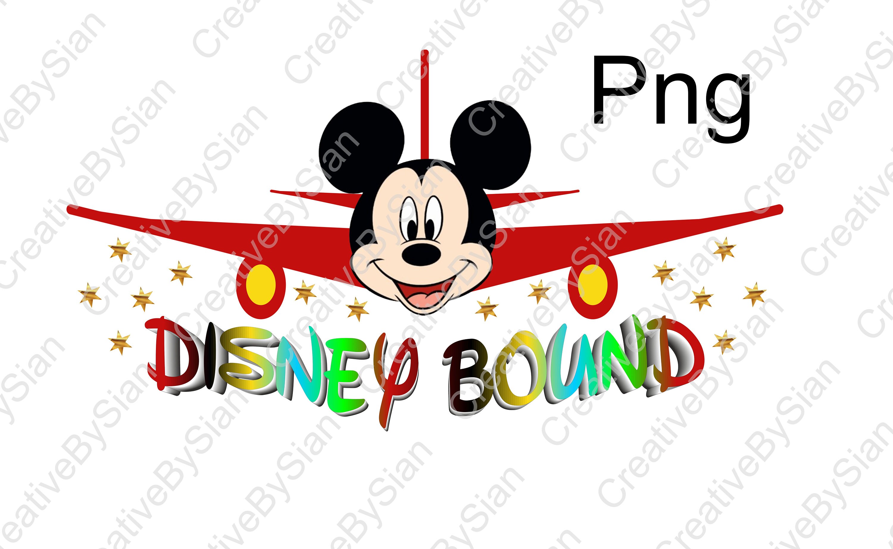 Disneybound, PNG, Instant Download, Clipart, Image, Mickey, Plane ...
