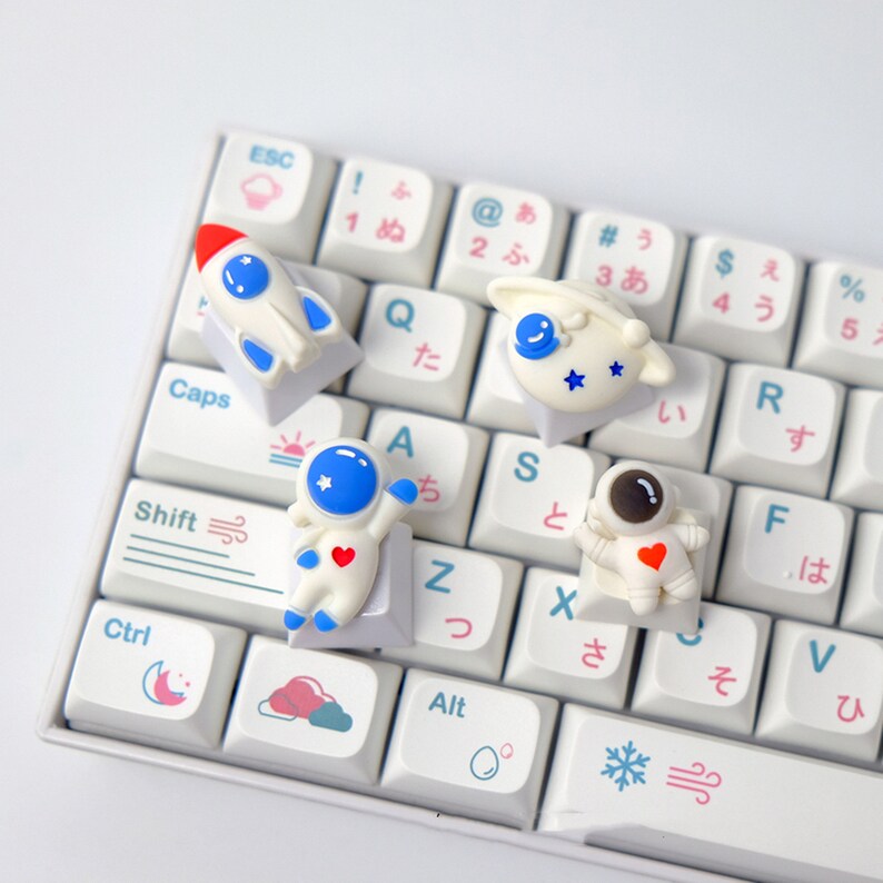 Astronaut Keycap Cherry MX Keycap Mechanical Gaming Keyboard - Etsy