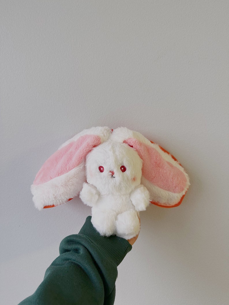 Rabit Bunny Kawaii Plushie Red Eye Bunny Plushie for Kids - Etsy