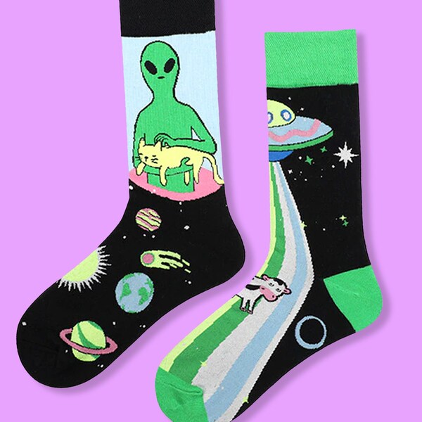 Galaxy Socks - Etsy