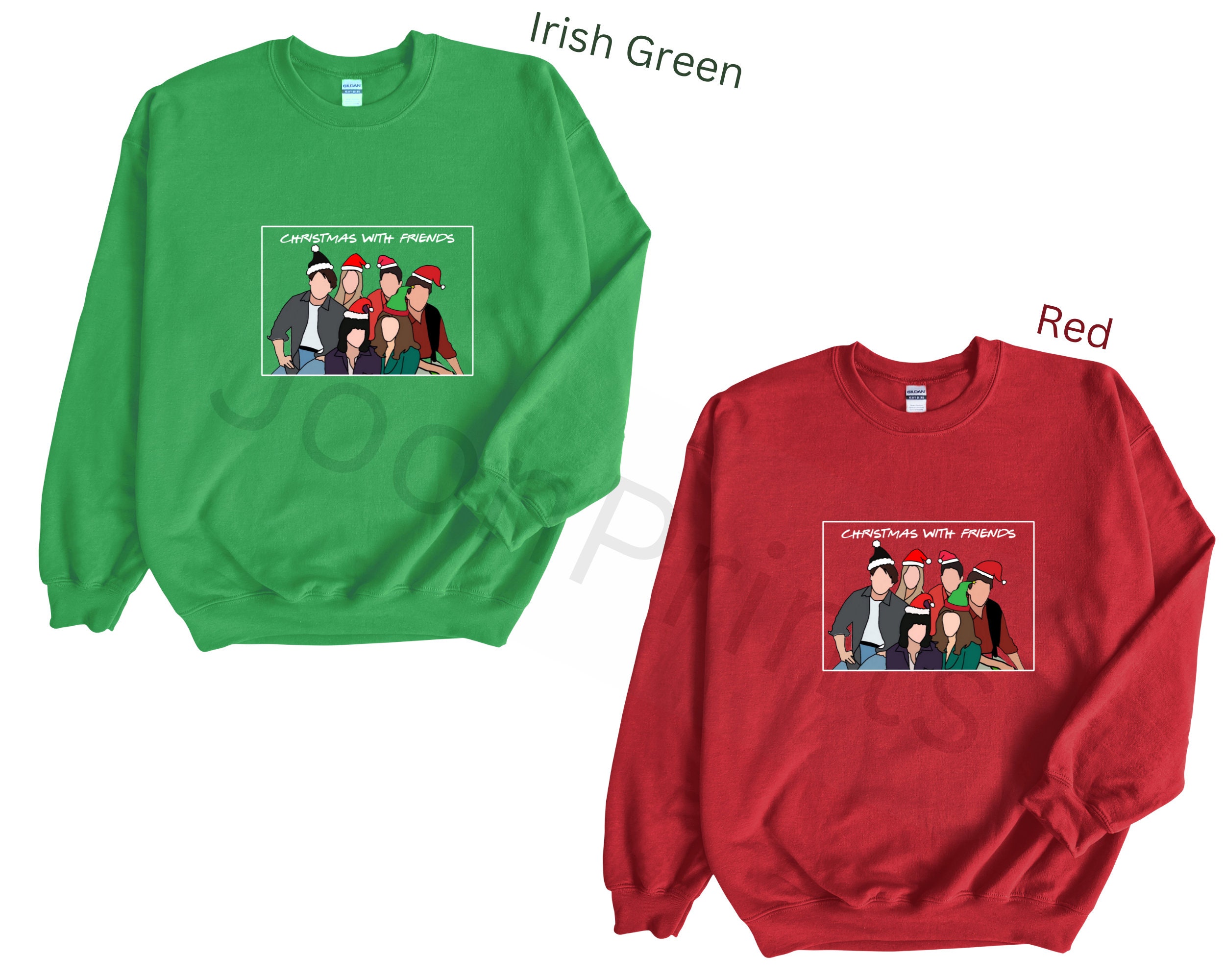 Friends Christmas Sweatshirt, Friends Sweatshirt, Friends TV Show, Xmas ...