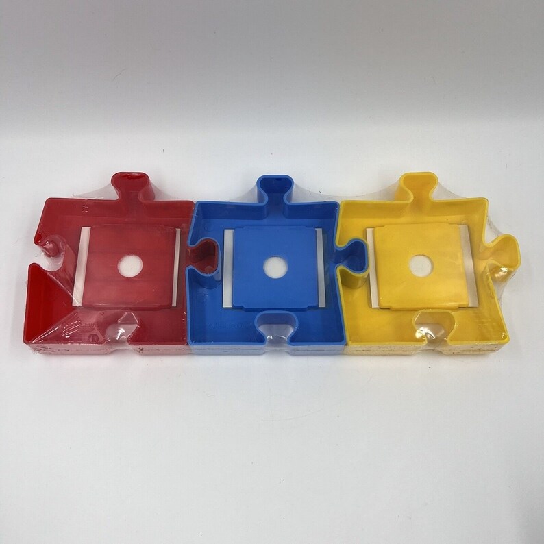 Puzzle Piece Photo Frames Set Autism Awareness Vintage Sealed NOS - Etsy