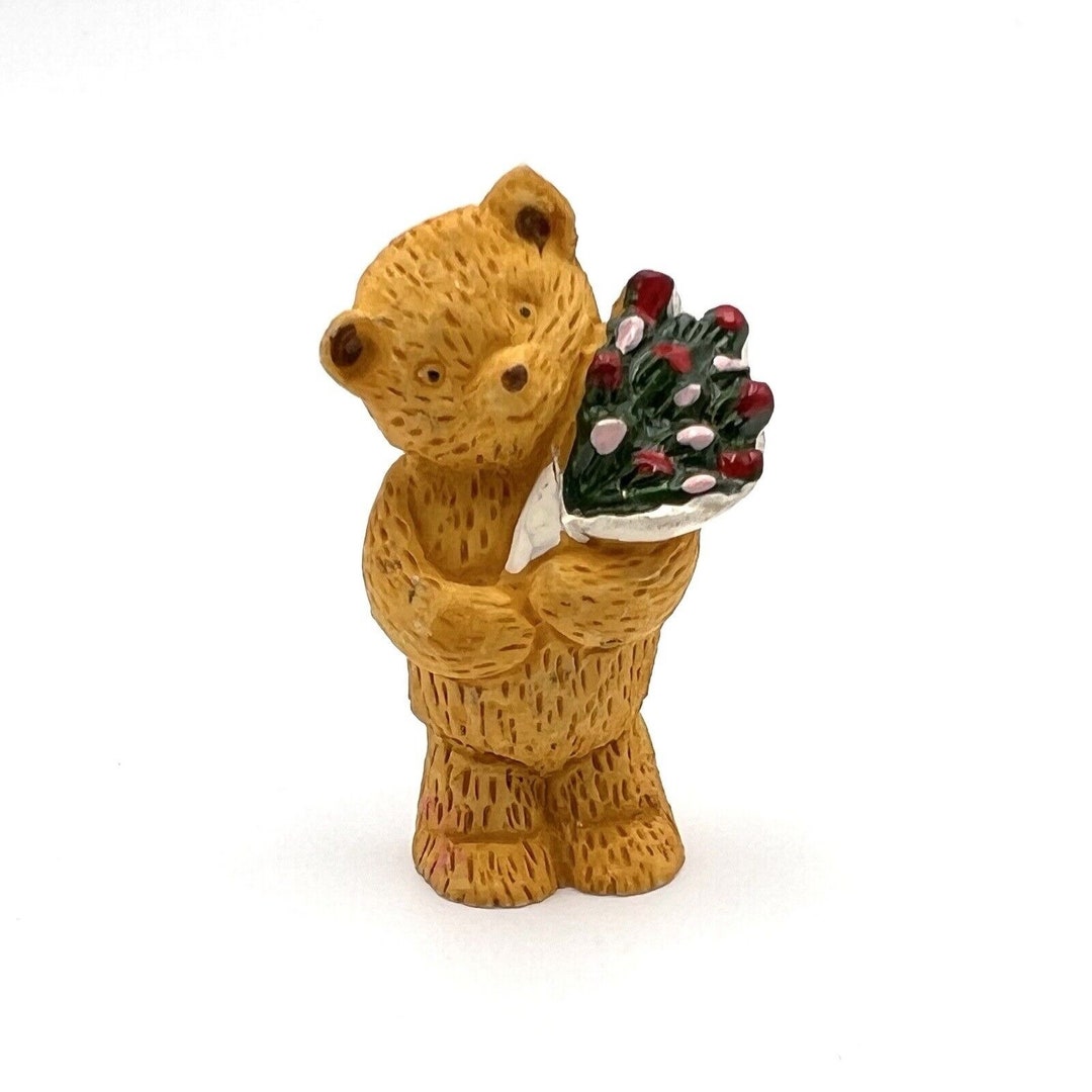 Vintage R R Hill Bear Flower Bouquet Brooch Pin Made in England - Etsy