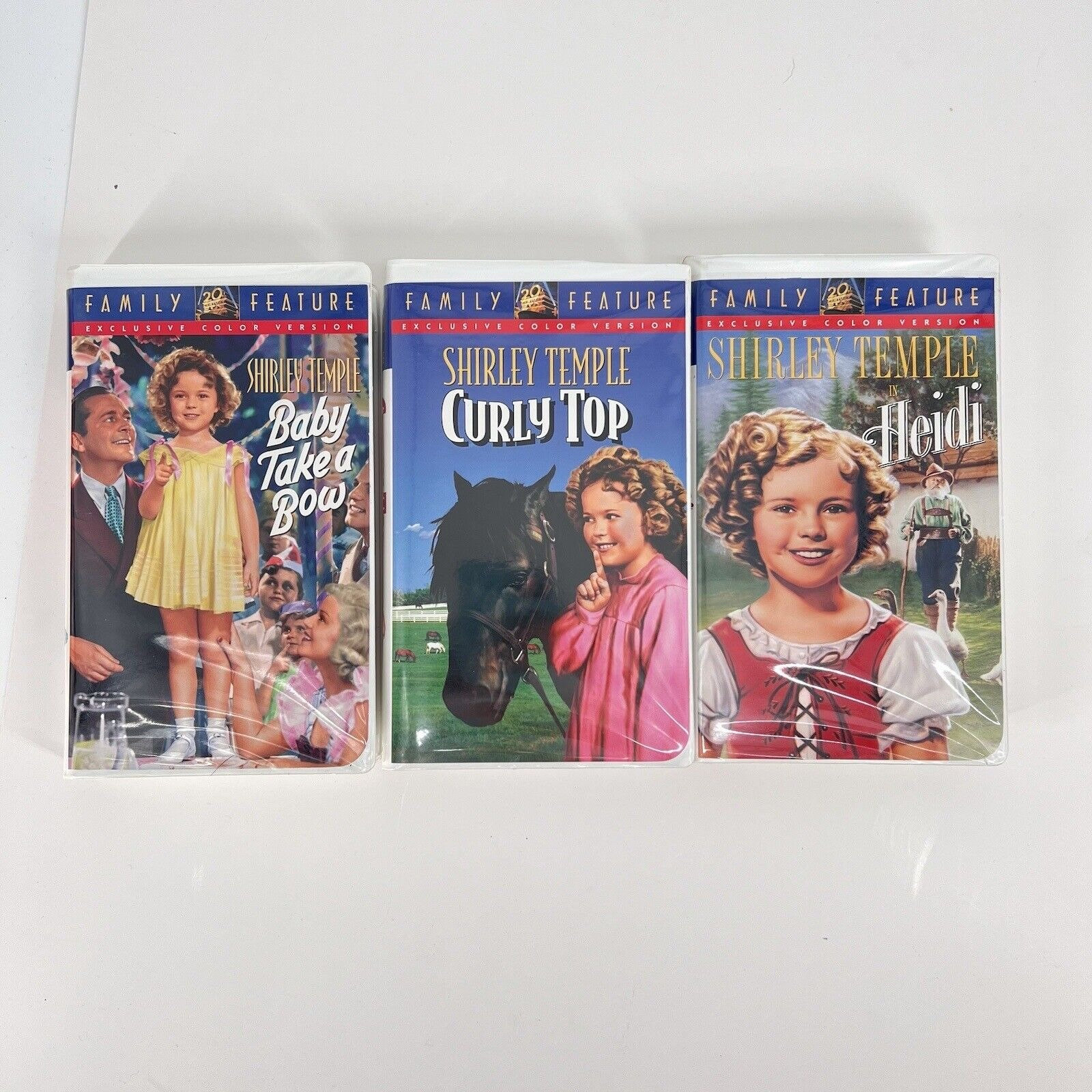 Shirley Temple Triple Pack Movie Collection Heidi Curly Top Baby Take A ...