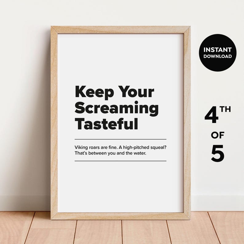 Funny Cold Plunge Rules Poster Set - Ice Bath Art (digital Download) - Etsy