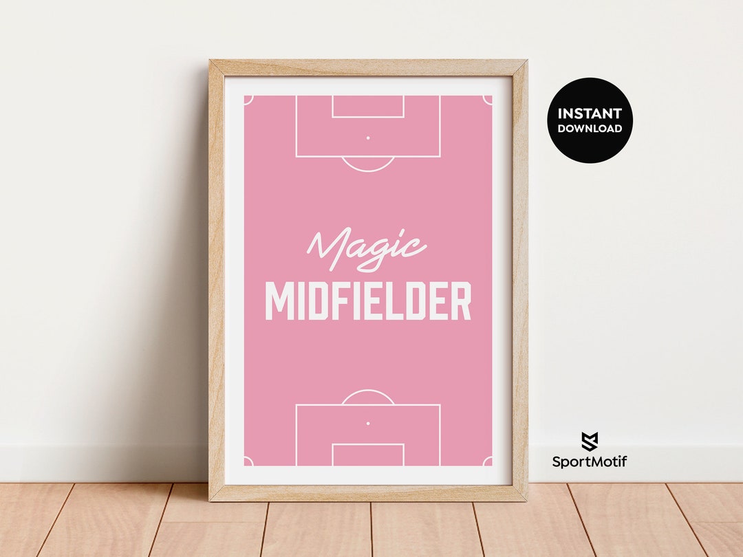 Football Print. Magic Midfielder Instant Download Poster for Young ...