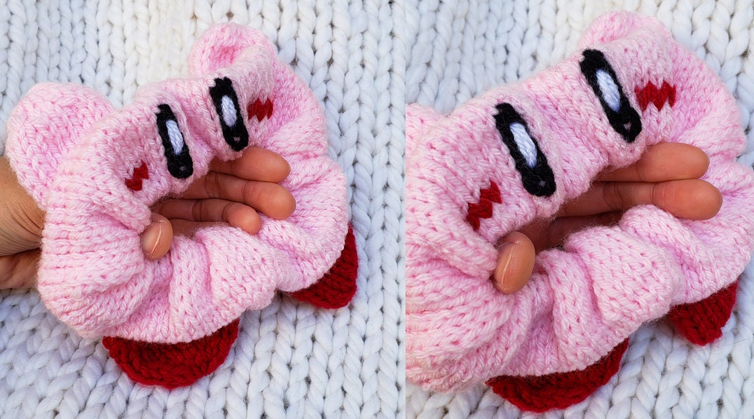Knitting Pattern: Kirby Scrunchie - Etsy