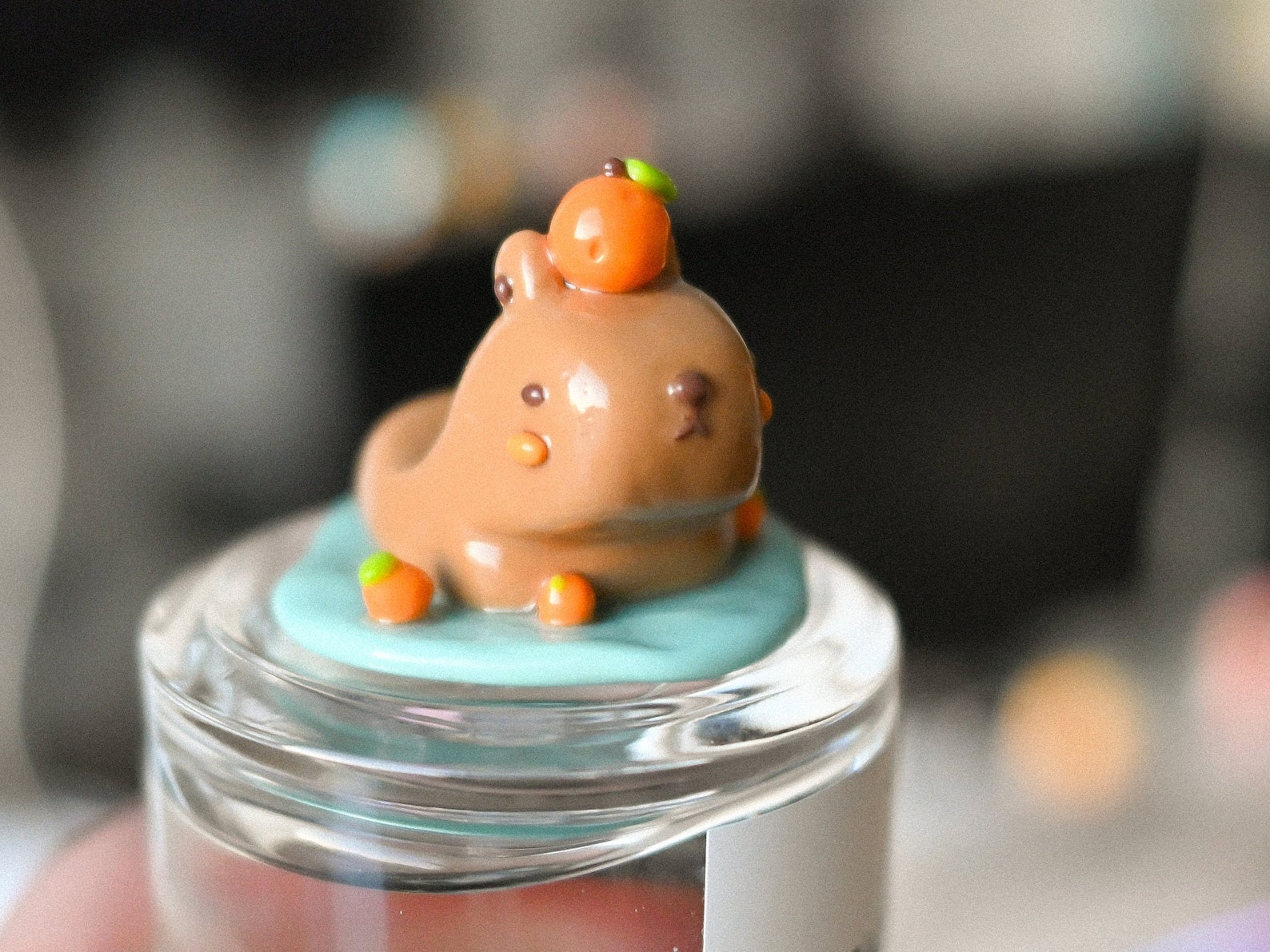 Capybara Yuzu Bath capybathra Clay Desk Friend - Etsy Canada