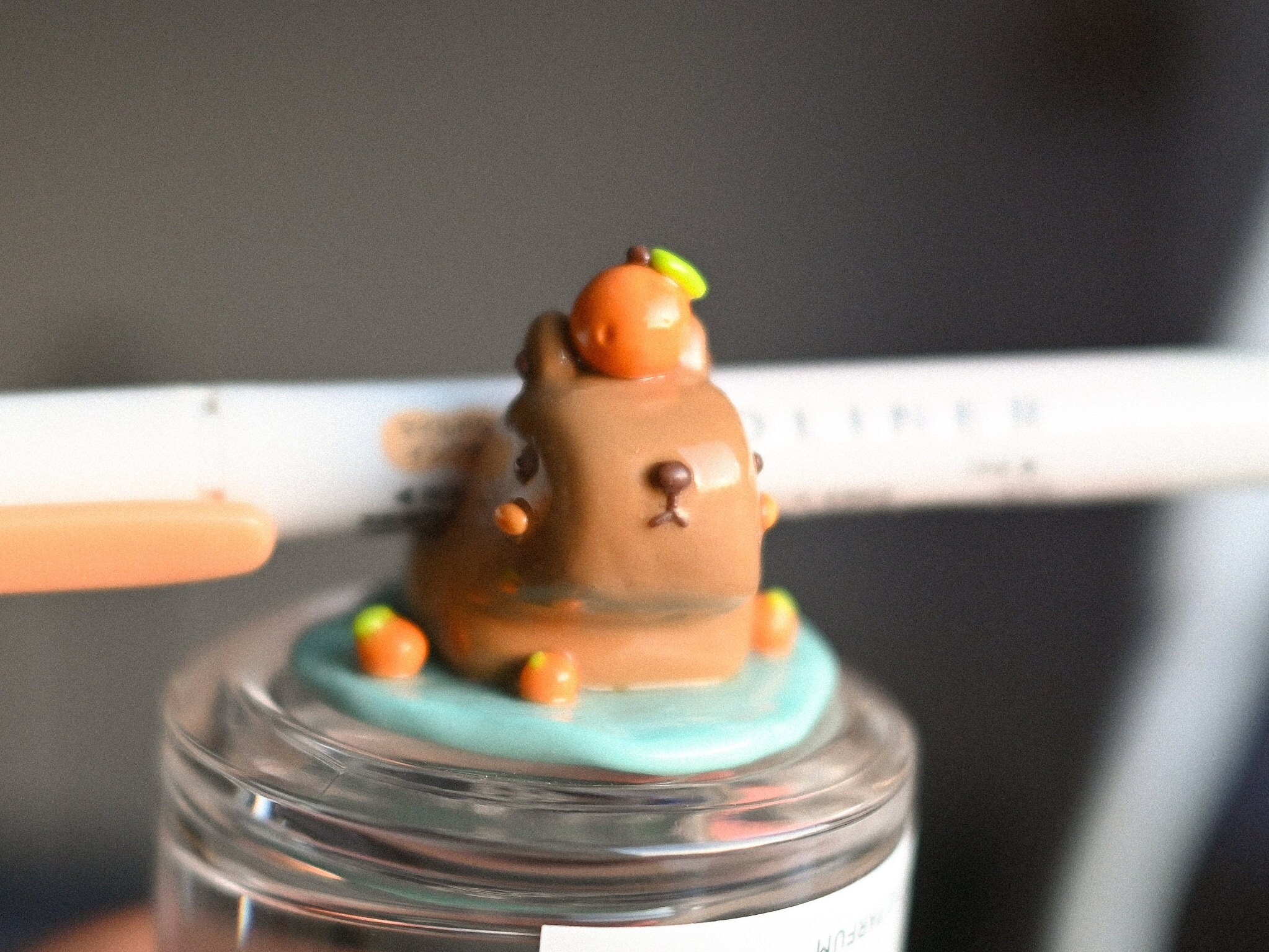 Capybara Yuzu Bath capybathra Clay Desk Friend - Etsy Canada