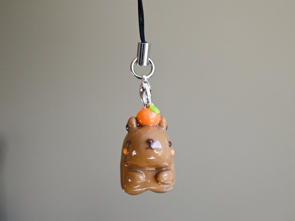 Mini Capybara capybathra Yuzu Polymer Clay Phone - Etsy Canada