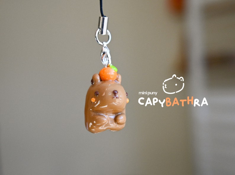Mini Capybara capybathra Yuzu Polymer Clay Phone - Etsy Canada