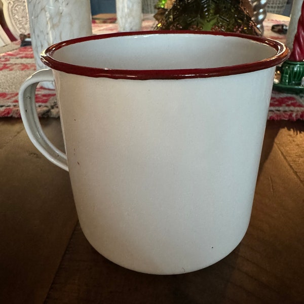 Vintage Enamel Mugs - Etsy
