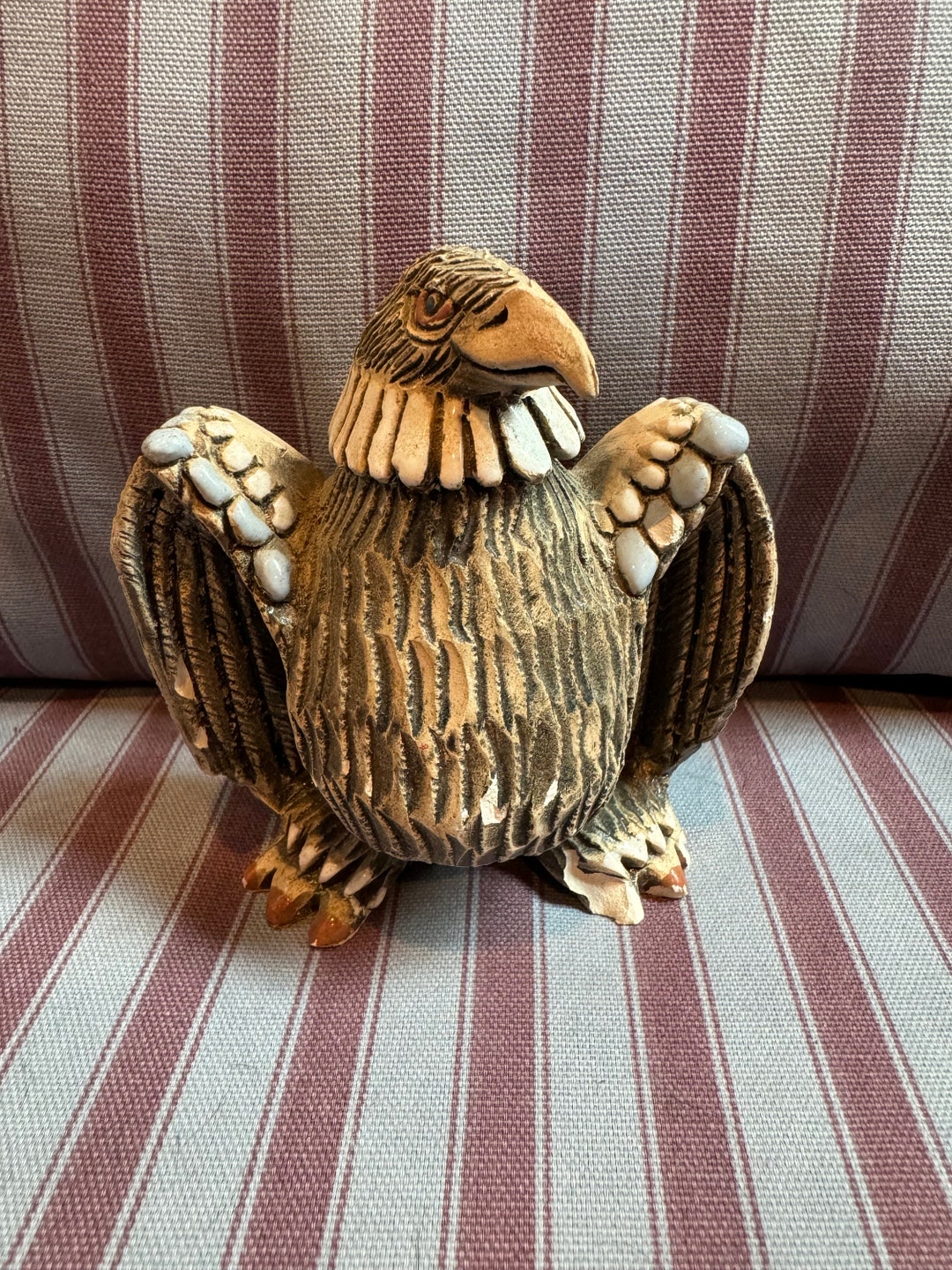 Vintage Rinconada Artesania Eagle Stoneware Pottery Uruguay - Etsy