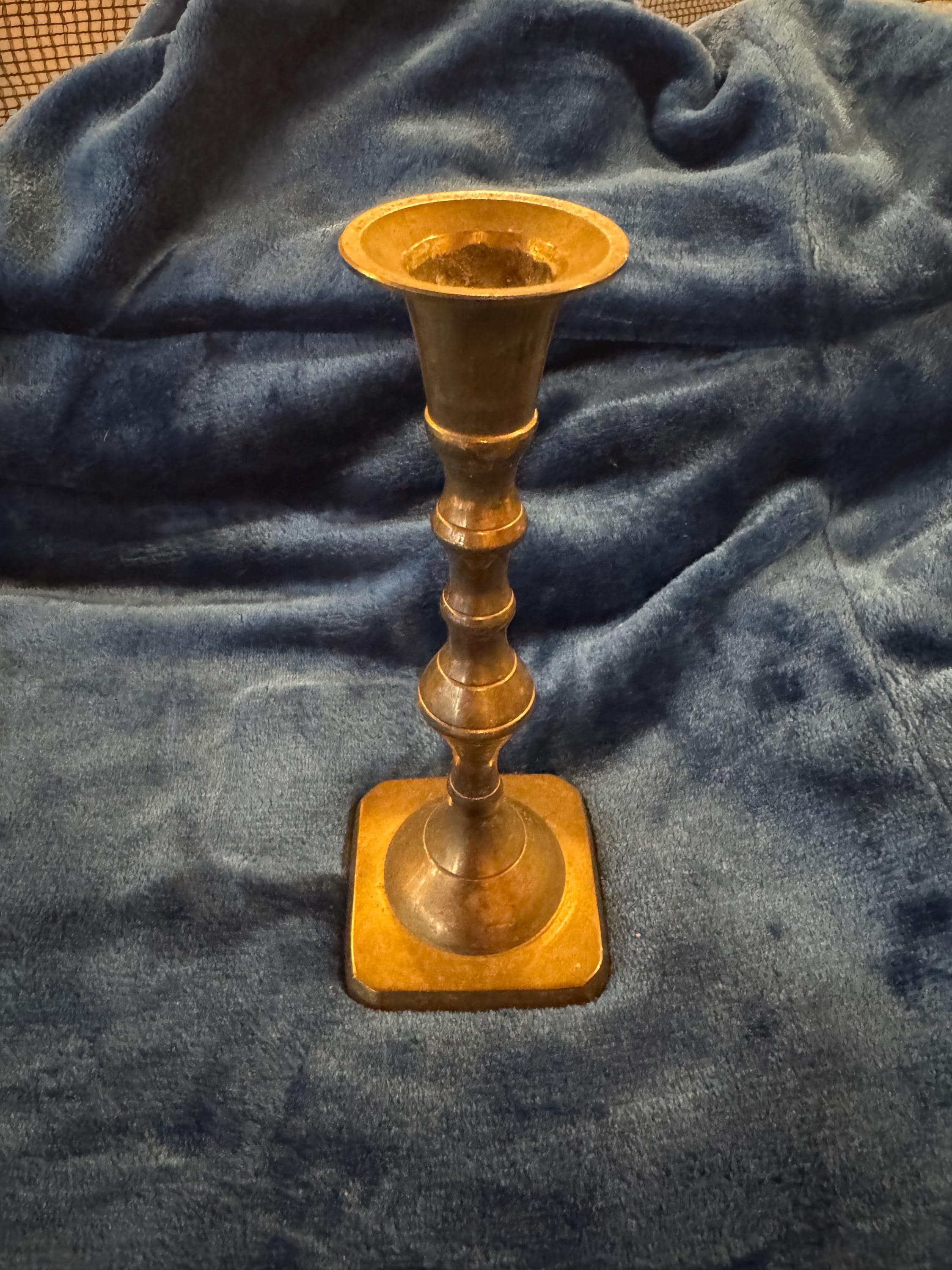 Vintage Brass Candlestick Holder - Etsy