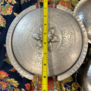 Vintage Everlast Metal Forged Aluminum Hammered Covered Casserole Bowl ...