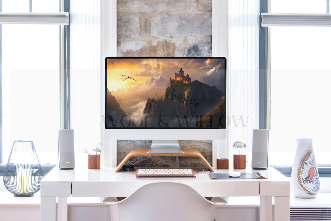 Fourth Wing Inspired Digital Desktop Wallpaper, Fantasy Dragon, 4K ...