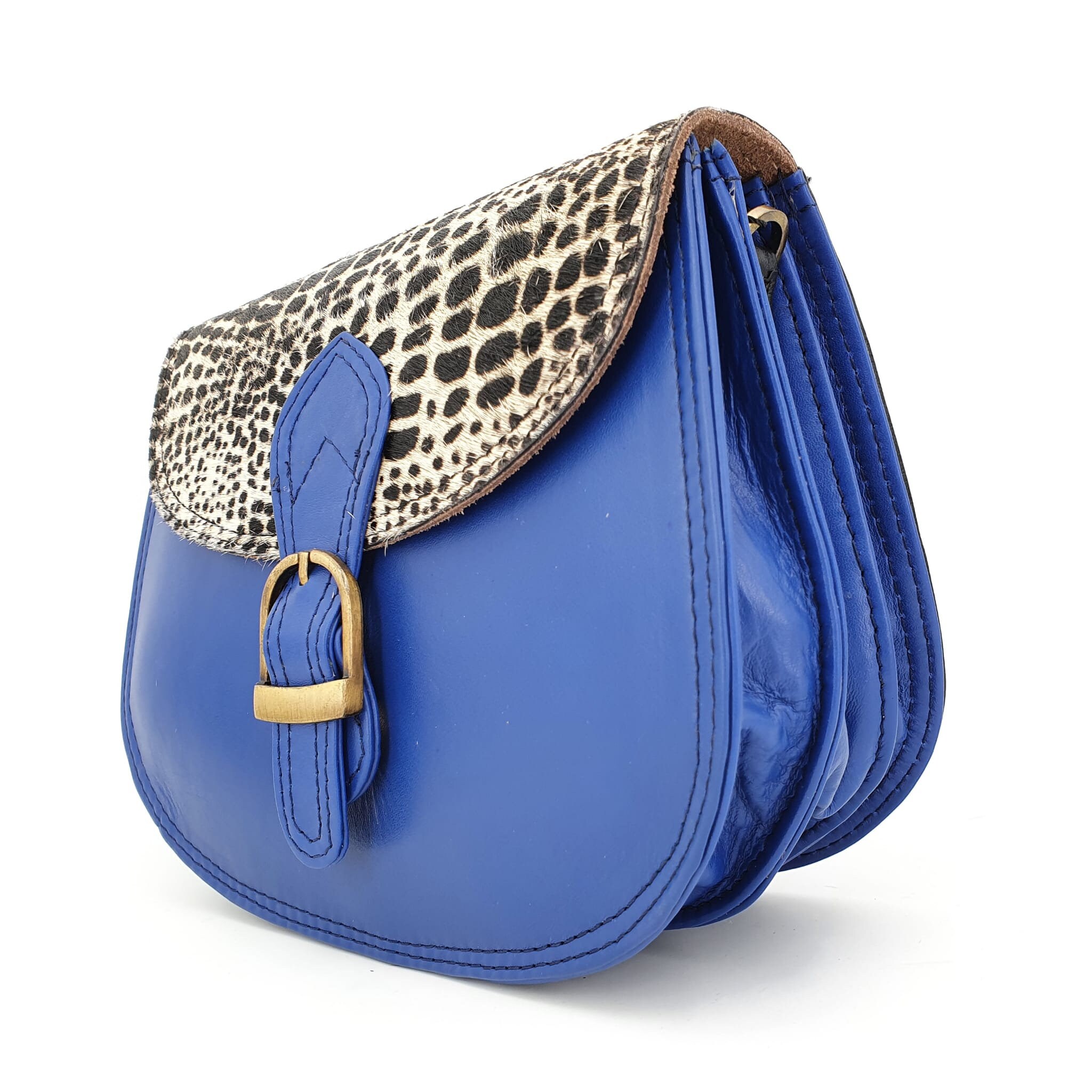 Upcycled Leather Bag, PETIT ROND Model, Augré France - Etsy Canada