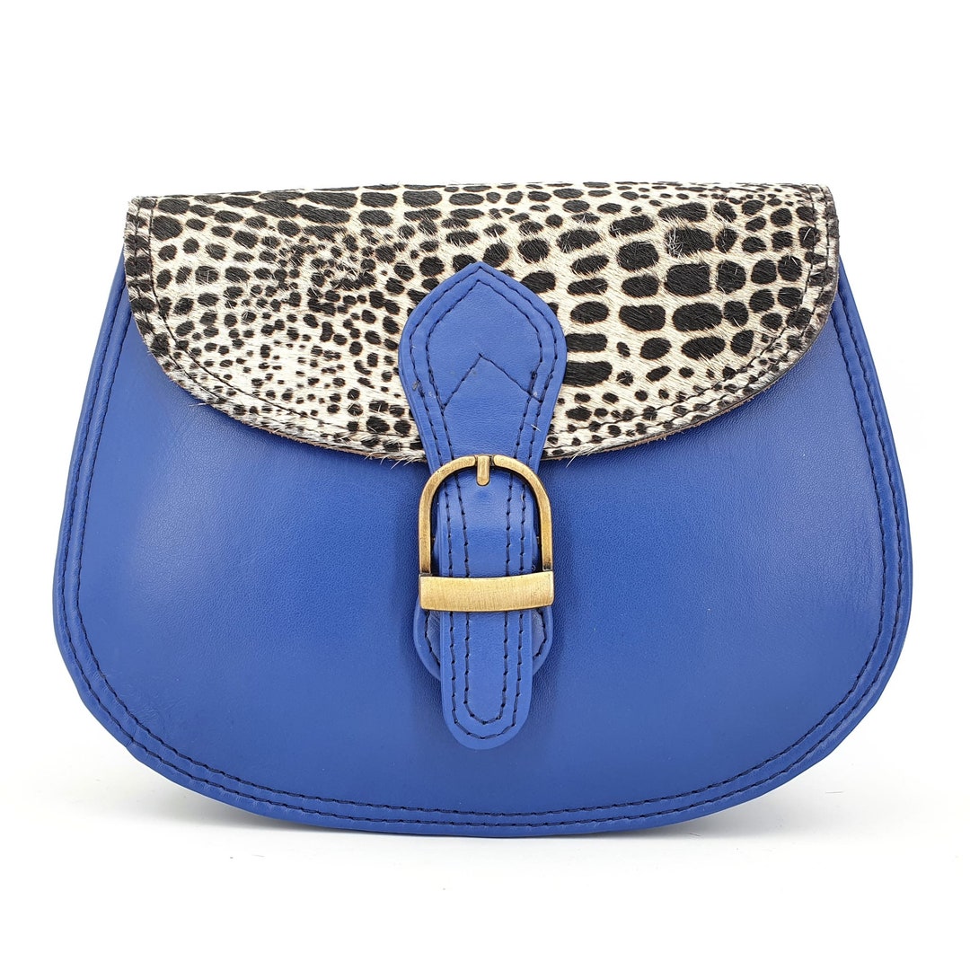 Upcycled Leather Bag, PETIT ROND Model, Augré France - Etsy Canada