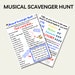 Musical Scavenger Hunt: Music Theory Games & Worksheets (PDF/PNG) - Etsy