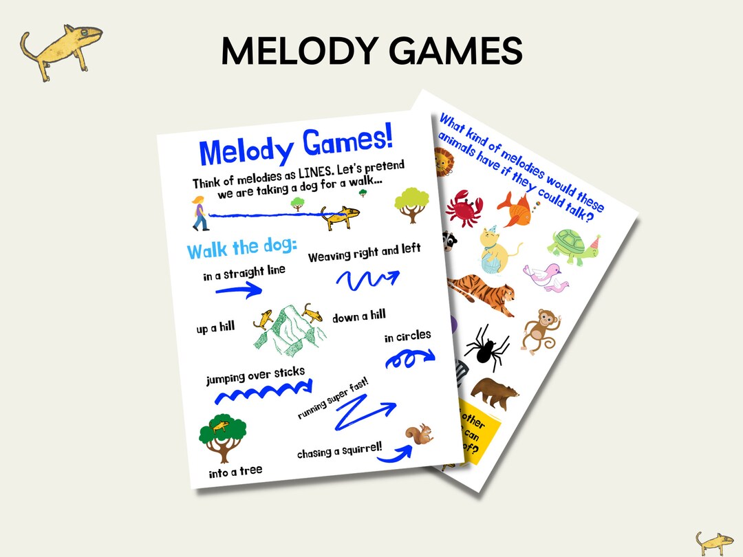 Music Theory Games, Melody Games, Learn Melody, Music Class, Printable ...