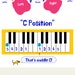 Piano Finger Numbers Poster, C Position Piano Worksheet, Music Theory ...