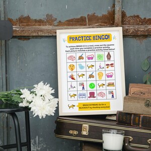 Music Bingo Worksheet, Practice Bingo, Music Lesson Games, Printable ...