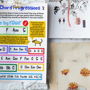 Music Theory, Songwriting Worksheet, Music Worksheet, Chord ...