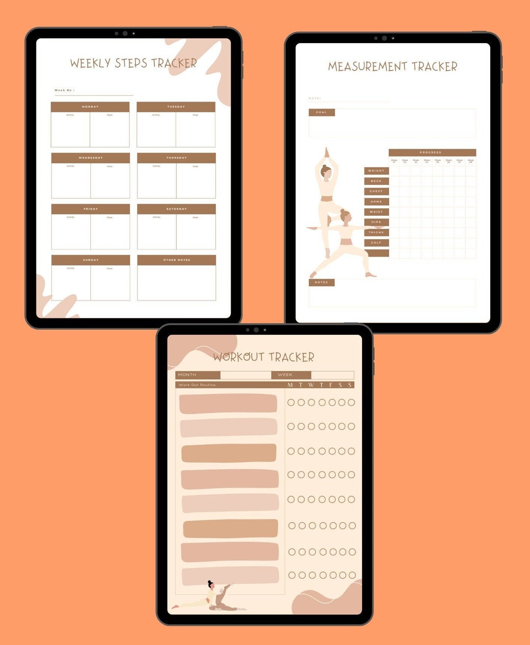 8 Week Workout Tracker - Etsy