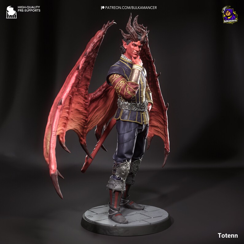 Raphael Fanmade Figurine Baldur's Gate 3 | Cambion | Garage Kit ...