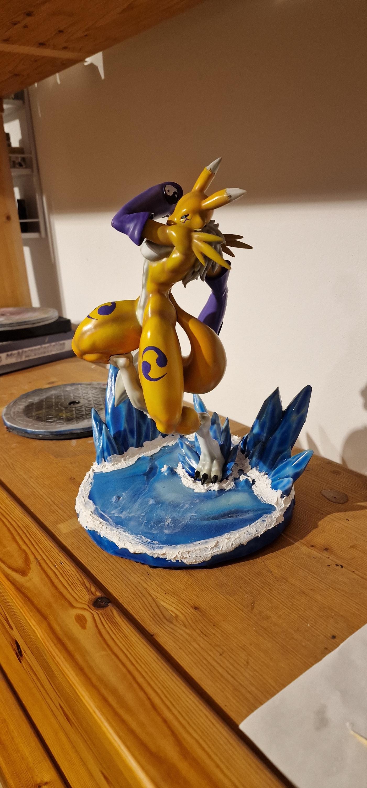 Renamon Fanmade Figurine | Fanart | Garage Kit |furries | Digimon - Etsy