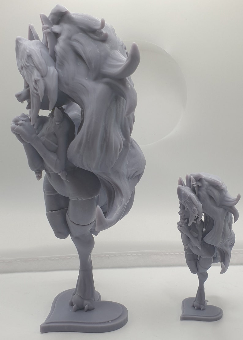 Loona Helluva Boss Hellhound Fanmade - Furry - Garage Kit - Figurine ...