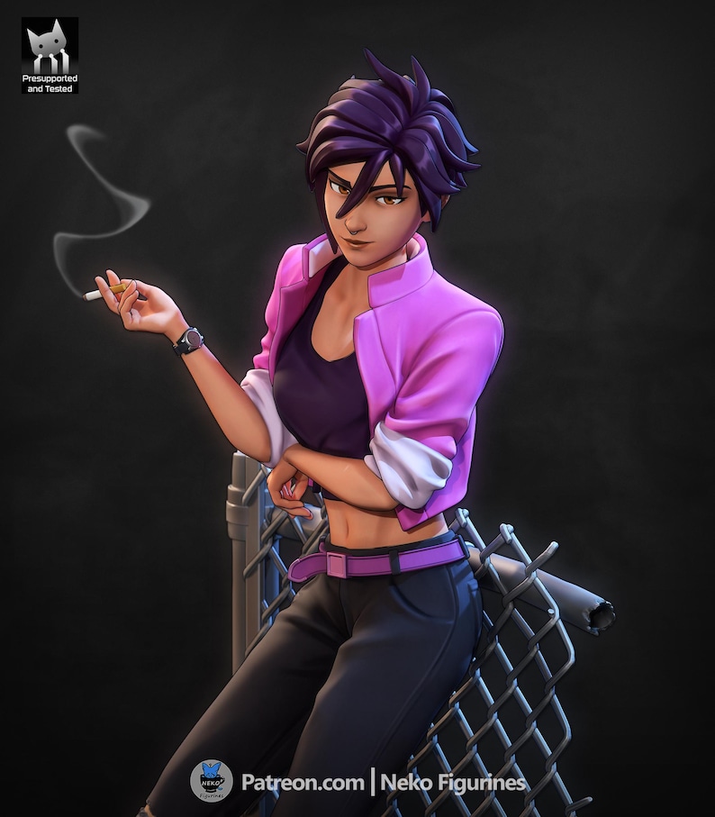 Invisible Dispatch Figure 3D Printed – Anime Fanart Garage Kit, Resin ...