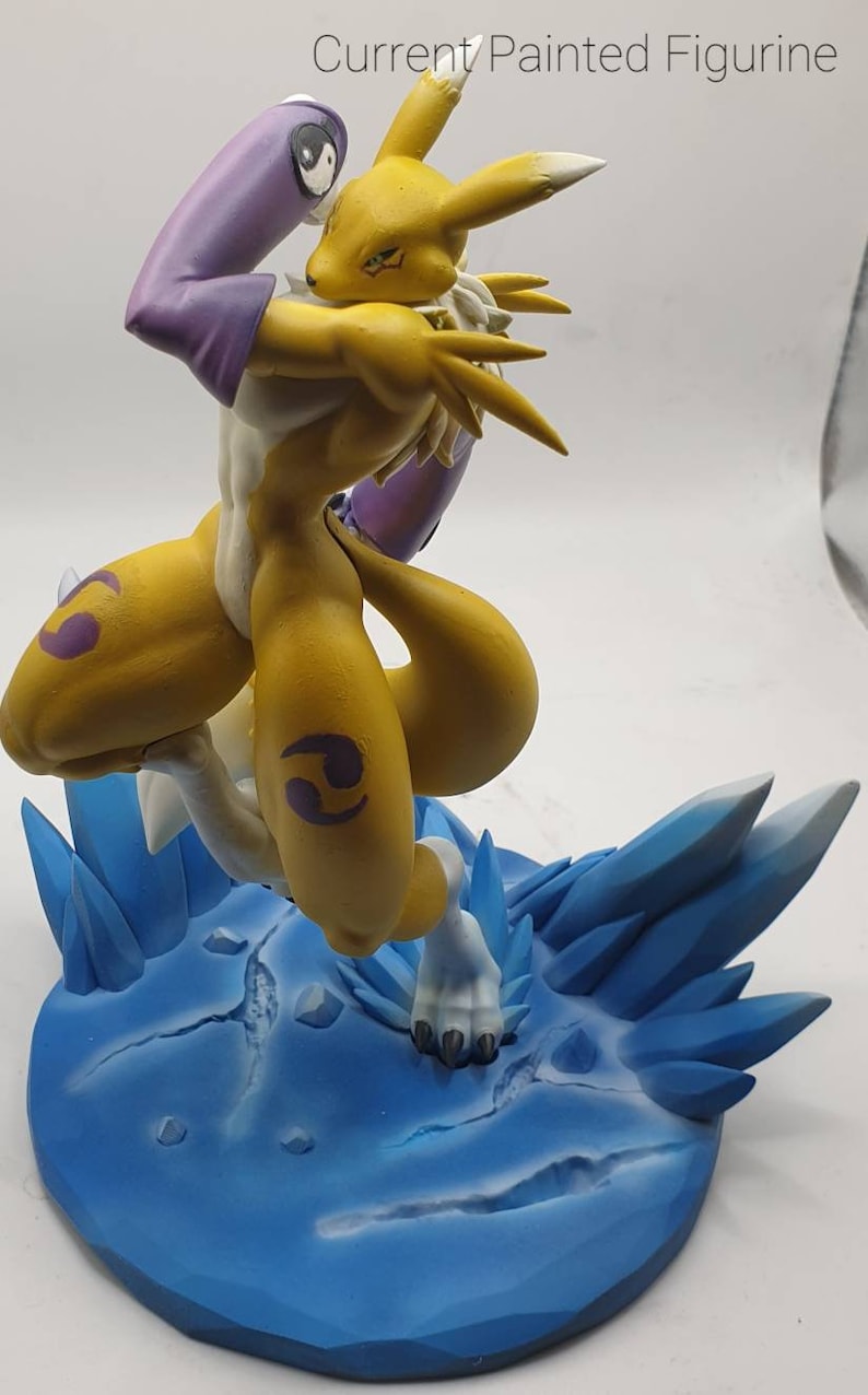 Renamon Fanmade Figurine Fan Art Garage Kit Figurine - Etsy UK