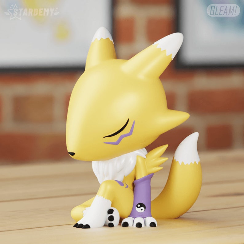 Renamon Chibi From Digimon Tamer Series L | Garage Kit | Anime - Etsy
