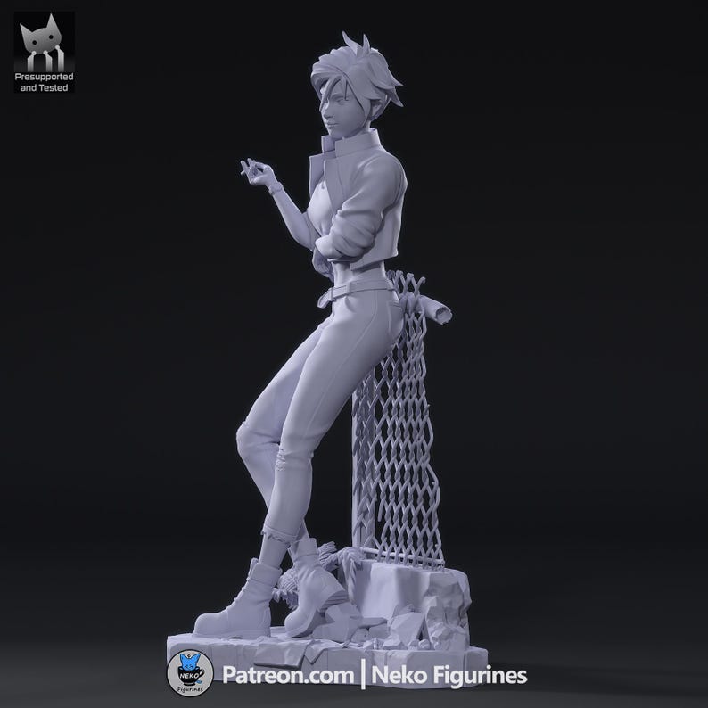 Invisible Dispatch Figure 3D Printed – Anime Fanart Garage Kit, Resin ...